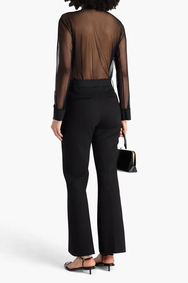 Victoria Beckham Jersey Flared Pants