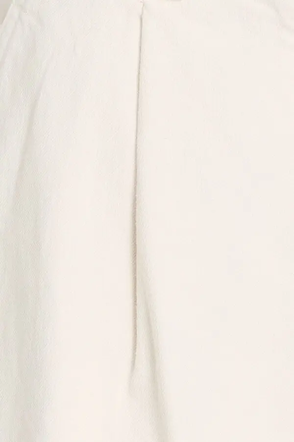 Brunello Cucinelli High-rise Wide-leg Jeans - Ecru