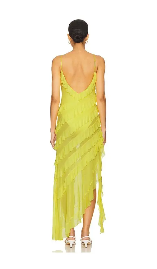 AFRM Vienna Ruffled Maxi Dress