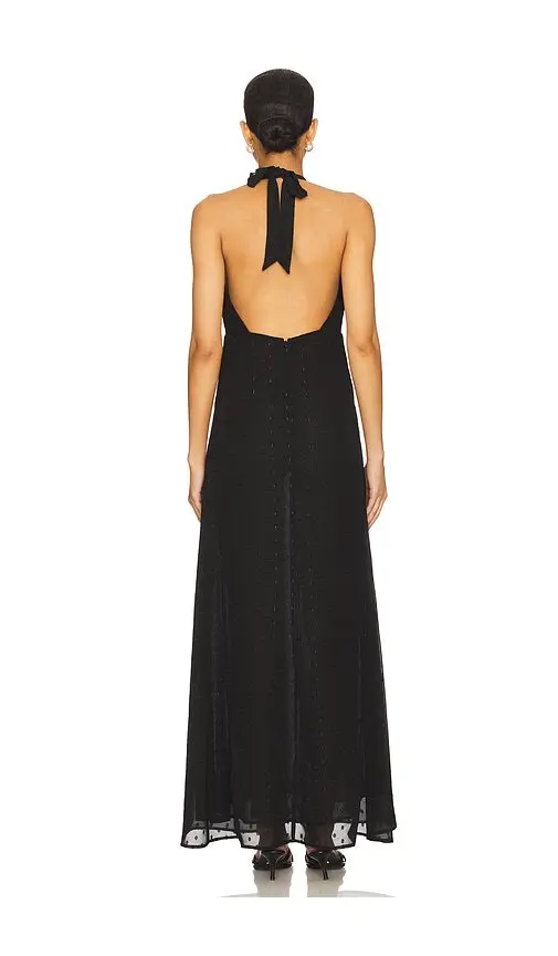 AFRM Odenah Clip Dot Maxi Dress
