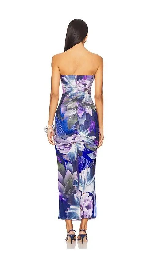 AFRM Marlo Ruched Mesh Dress