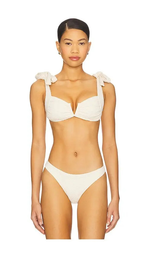 Tularosa Seashell Bikini Top - Ivory