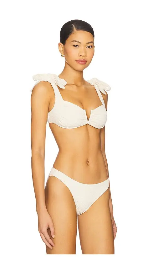 Tularosa Seashell Bikini Top - Ivory
