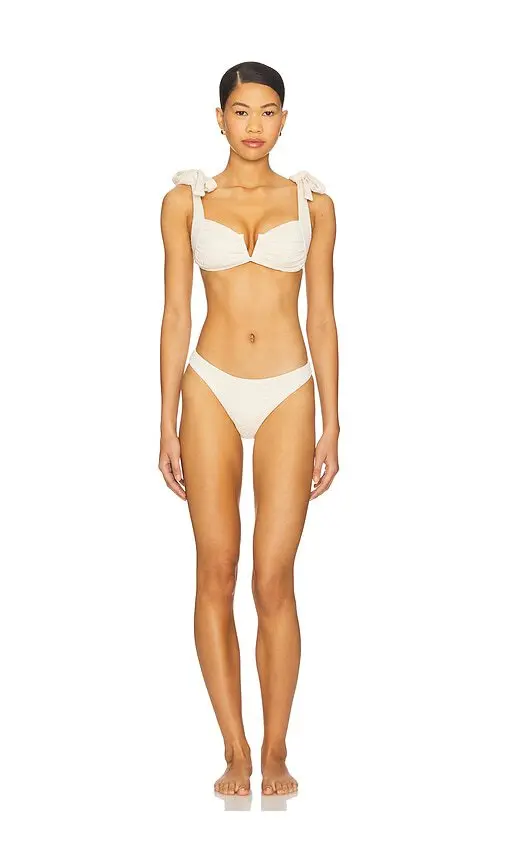 Tularosa Seashell Bikini Top - Ivory
