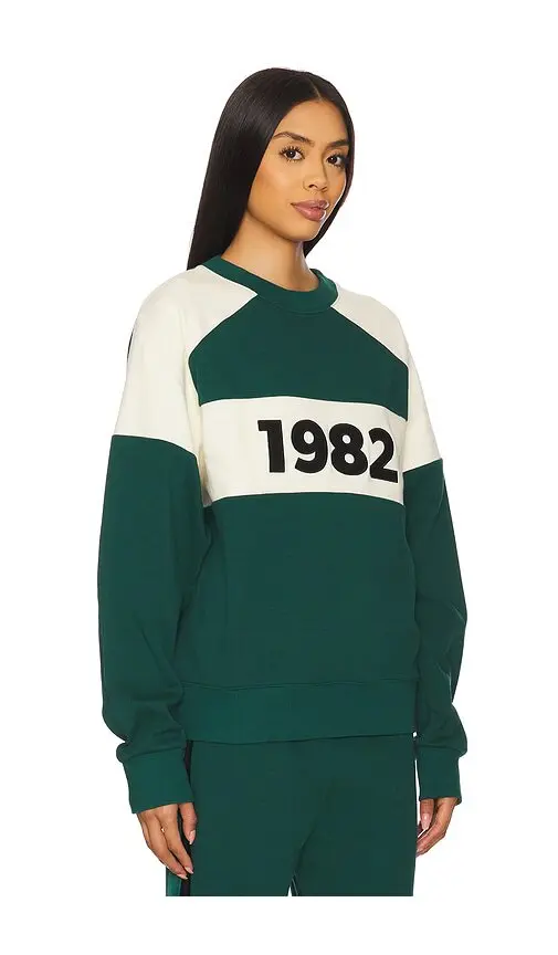 ARAMINTA JAMES 1982 Contrast Knit Sweatshirt