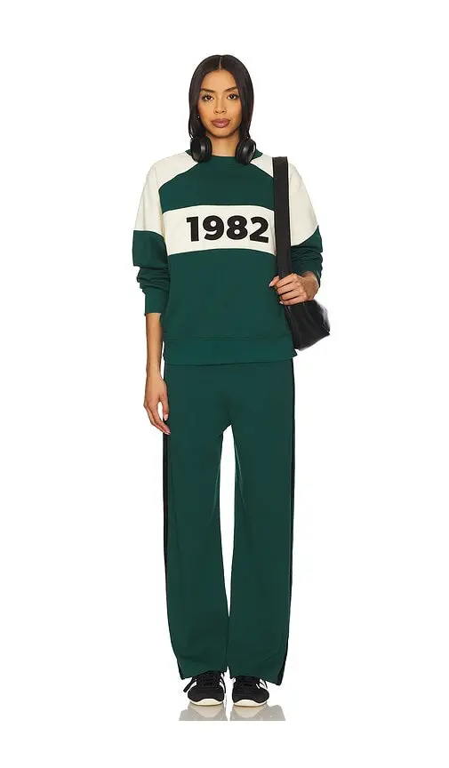 ARAMINTA JAMES 1982 Contrast Knit Sweatshirt
