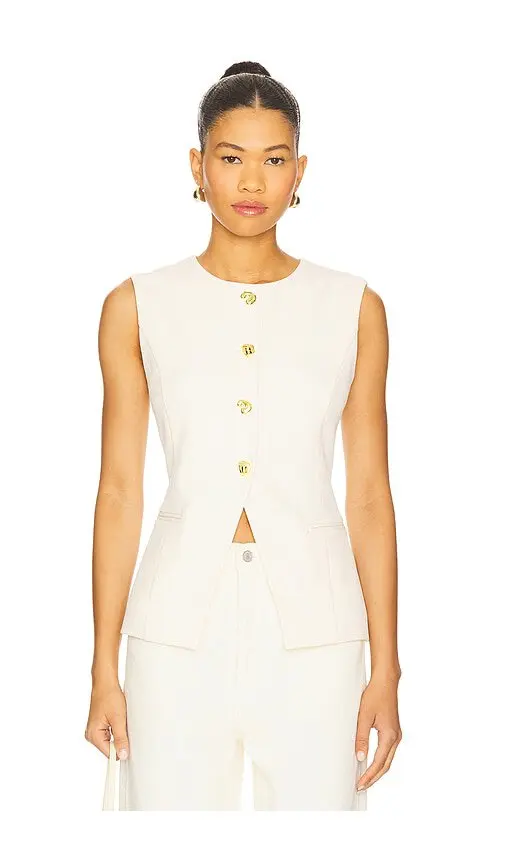 4TH & RECKLESS X Pollina Sleeveless Blazer