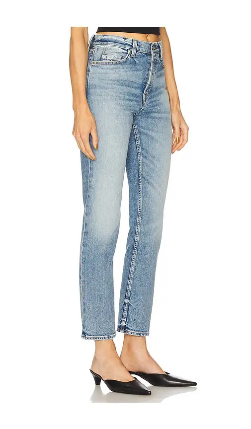 GRLFRND Walker Mid-rise Cropped Jeans