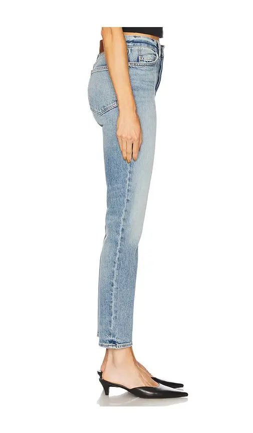 GRLFRND Walker Mid-rise Cropped Jeans