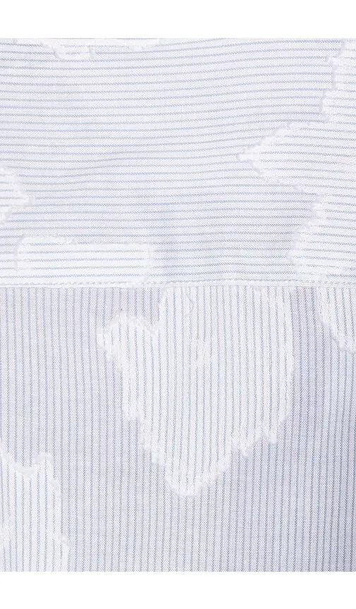 Vince Fil Coupe French Placket Shirt In Blue