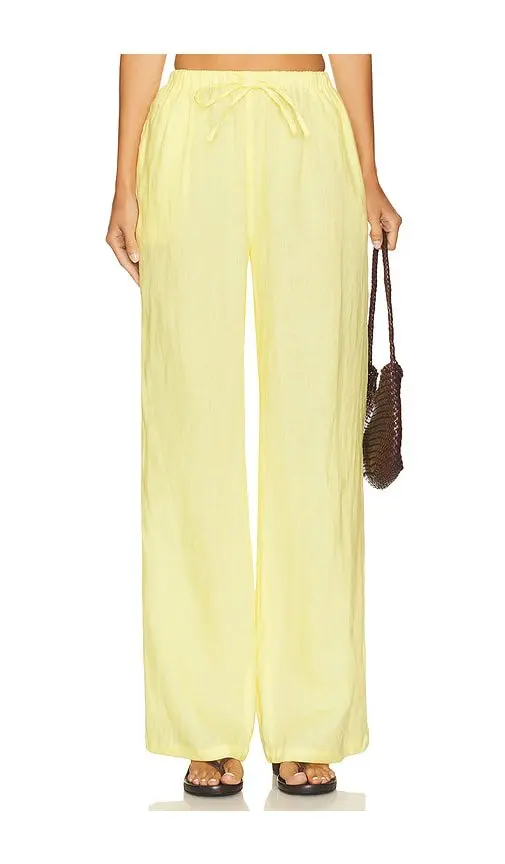 AEXAE Drawstring Pant - Butter Yellow
