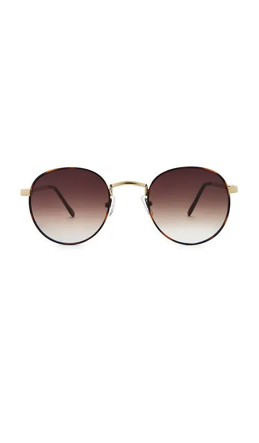 AIRE Rising Sunglasses - Gold  Tortoise  & Brown Gradient