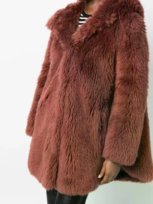 YVES SALOMON Short Hooded Wool Coat