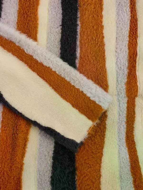 YVES SALOMON Wavy-intarsia Lacon Coat