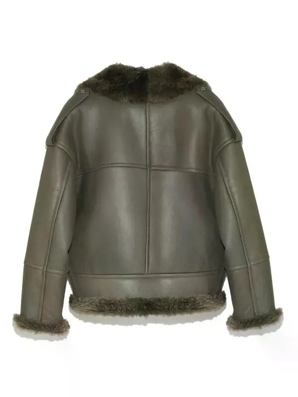 YVES SALOMON Shearling-lining Biker Jacket