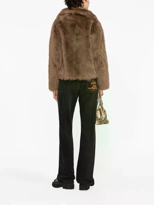 YVES SALOMON Long-haired Button-down Jacket
