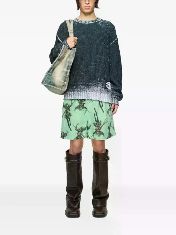 Acne Studios Graphic-print Shorts