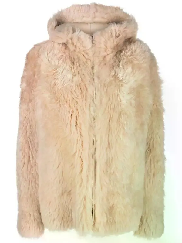 YVES SALOMON Zip-up Shearling Coat