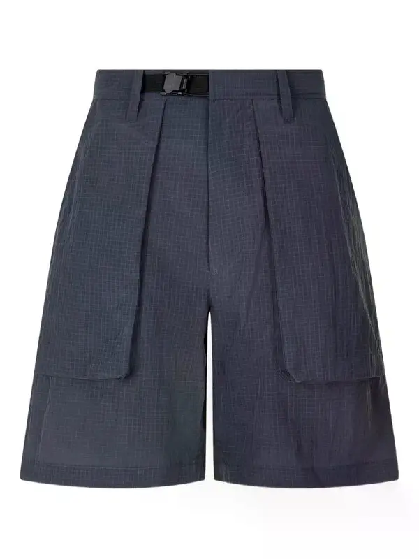 STUDIO TOMBOY Grid-pattern Cargo Shorts