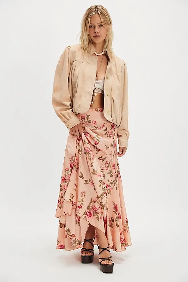 Free People Rowan Maxi Skirt