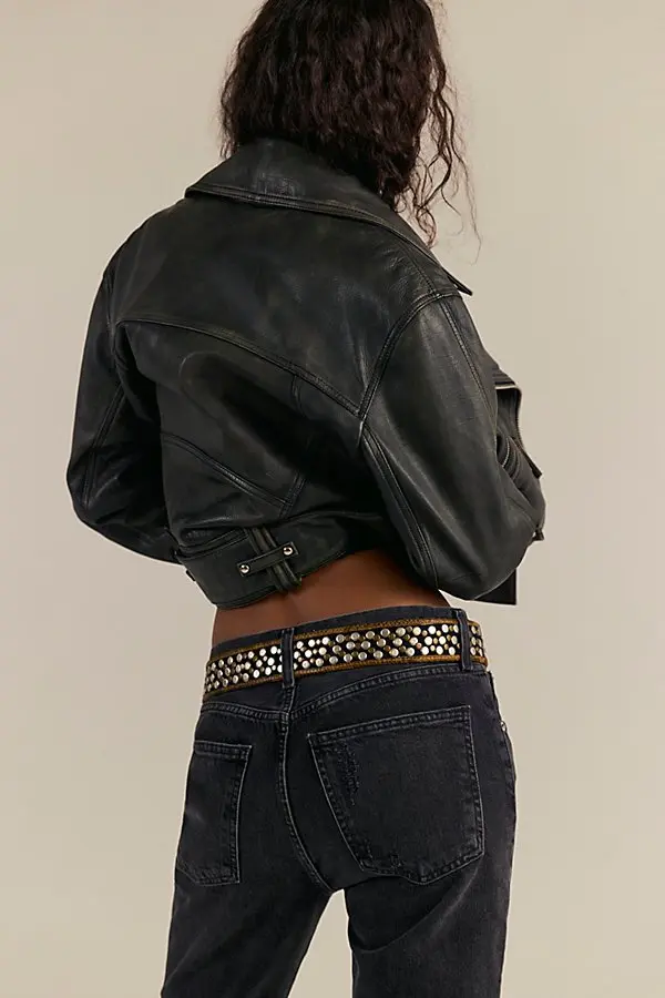 Free People Animal Instinct Studded Belt - Wild Side 