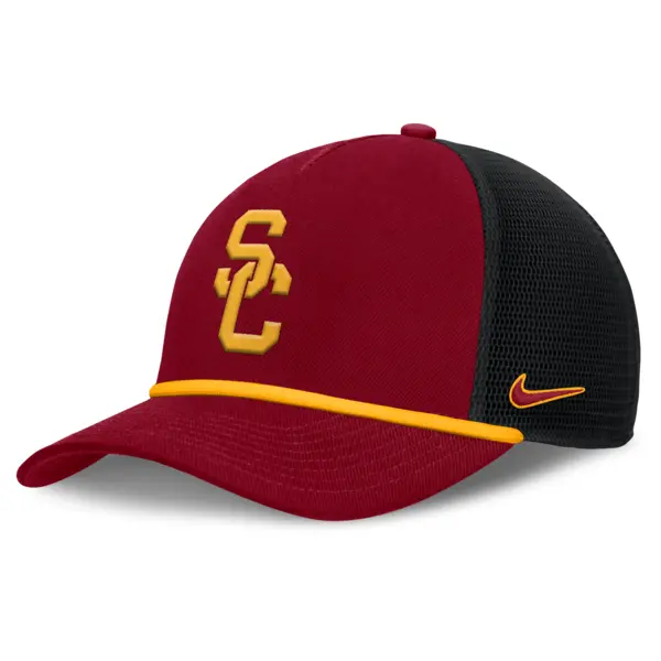 Nike Usc Primetime Rise College Trucker Adjustable Hat - Red