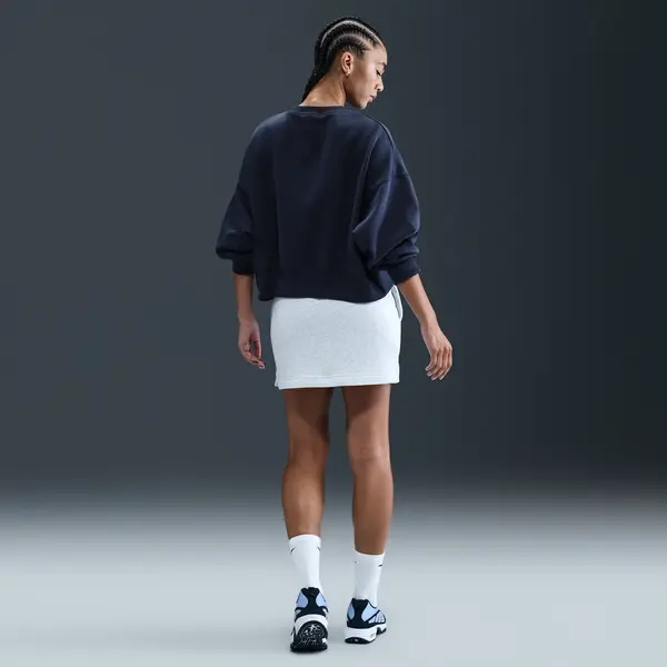 Nike Sportswear Phoenix Fleece Over-oversized Crew-neck Sweatshirt - Blue