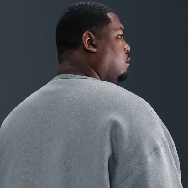 Nike Solo Swoosh Fleece Crew - Grey