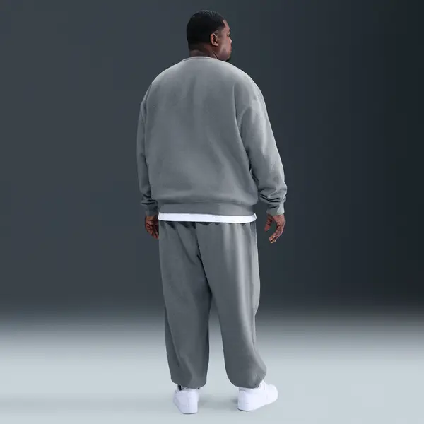 Nike Solo Swoosh Fleece Crew - Grey