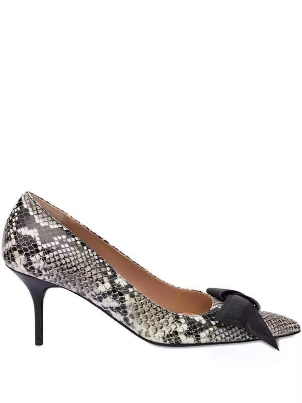 Moschino Snakeskin Pumps