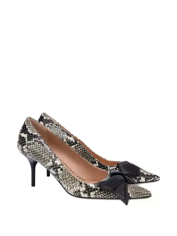 Moschino Snakeskin Pumps