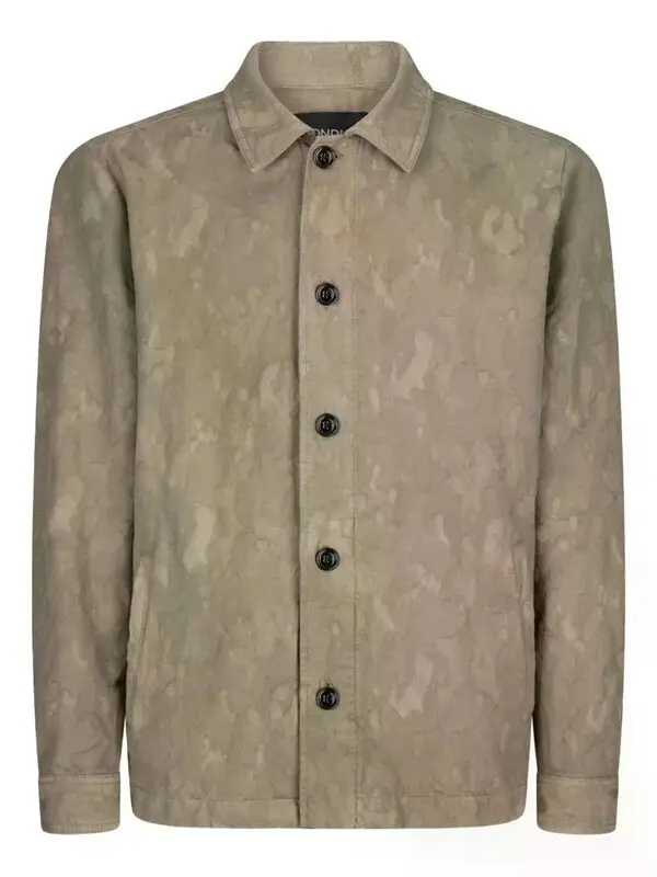 DONDUP Camouflage-pattern Cotton Shirt Jacket