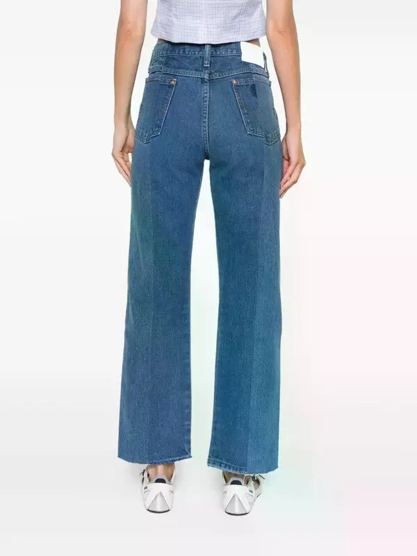 E.L.V. DENIM Audrey Asymmetric-hem Jeans