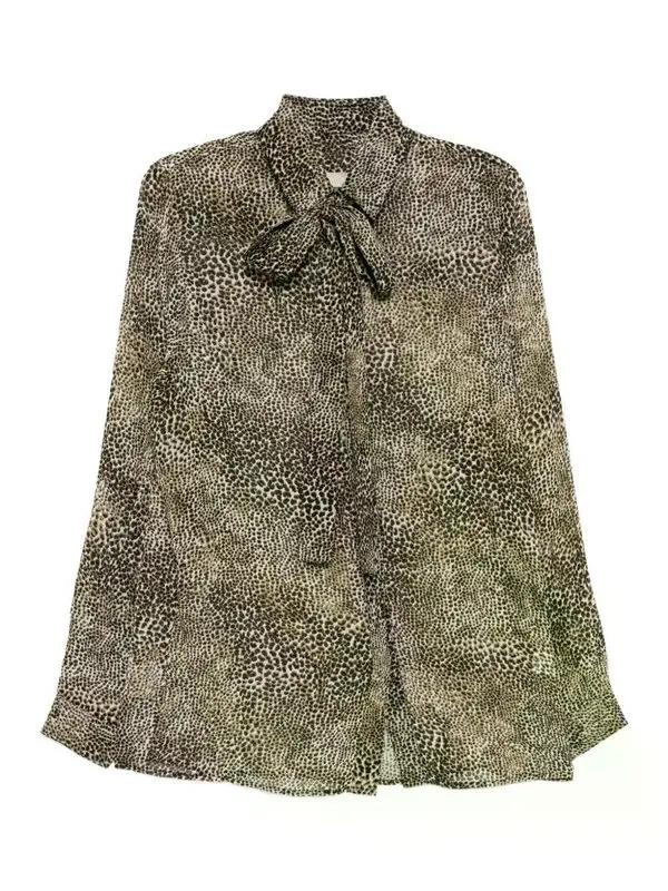 Elie Saab Animalier-print Shirt
