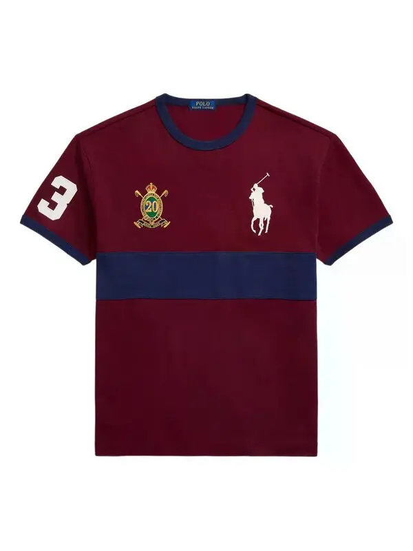 Polo Ralph Lauren Patch-details Colour-blocked T-shirt
