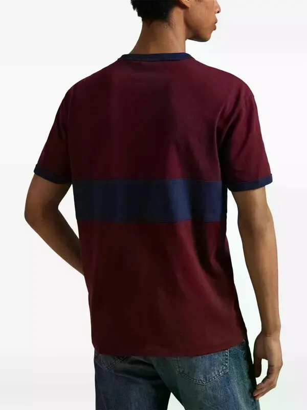 Polo Ralph Lauren Patch-details Colour-blocked T-shirt