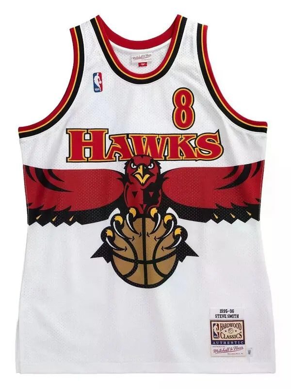 Mitchell & Ness Hawks 1995 Steve Smith Jersey - White