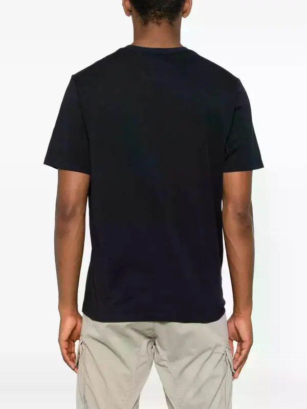 C.P. COMPANY Logo-print Cotton T-shirt - Blue