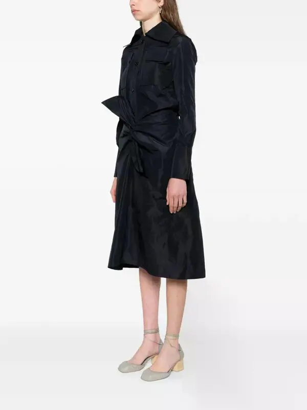 PATOU Knot-detail Dress - Black