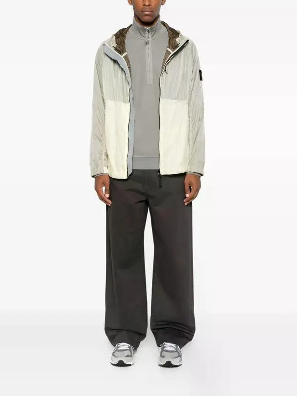 Stone Island Hooded Panelled Jacket