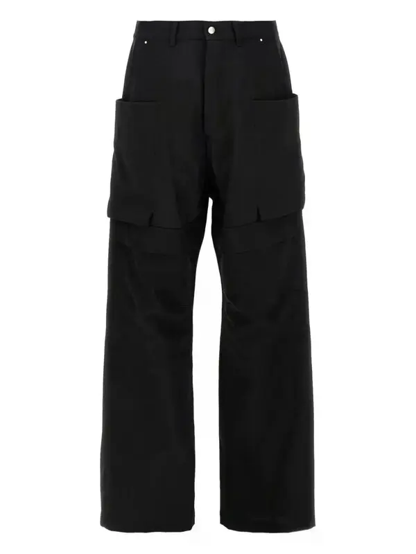 Rick Owens Stefan Cargo Low-crotch Trousers - Black
