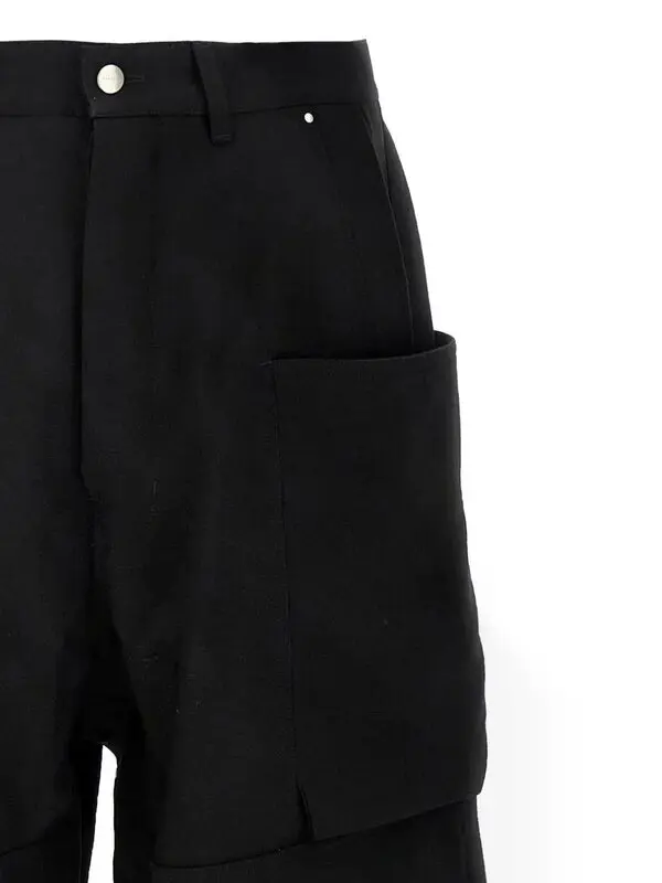Rick Owens Stefan Cargo Low-crotch Trousers - Black