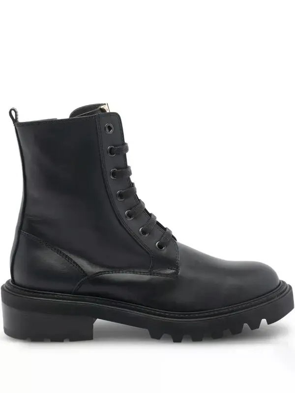 VIA ROMA 15 50mm Lace-up Zip Boots