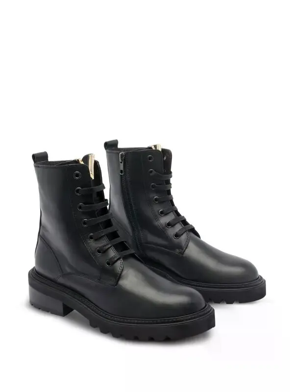 VIA ROMA 15 50mm Lace-up Zip Boots