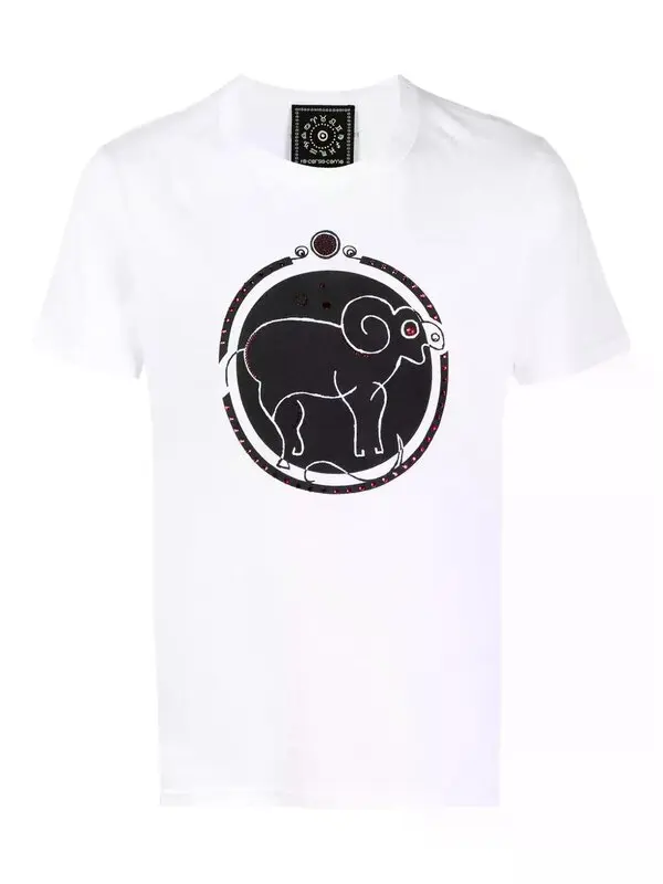 SWAROVSKI Crystal-embellished Aries T-shirt - White