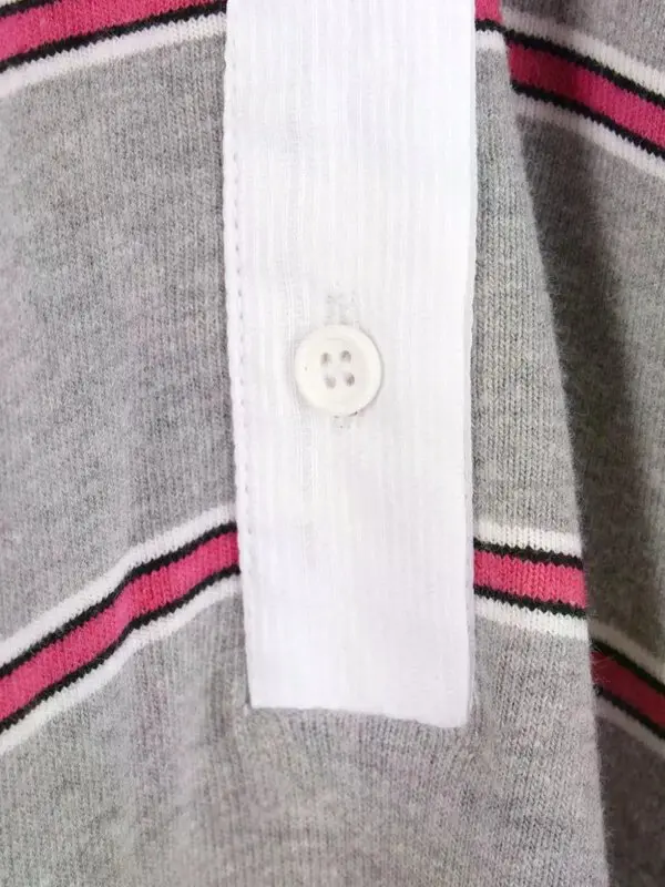 REWARD IF FOUND Star-striped Polo Top
