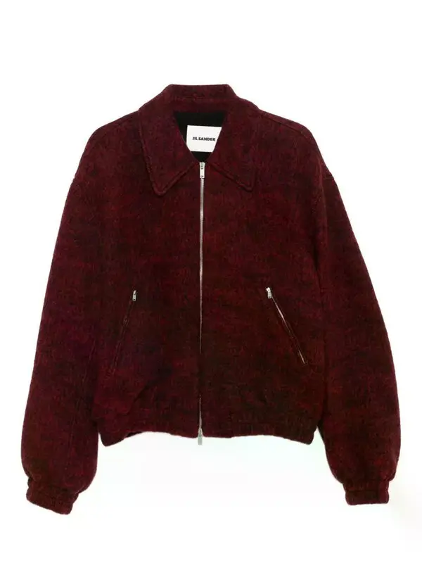 JIL SANDER Knitted Bomber Jacket