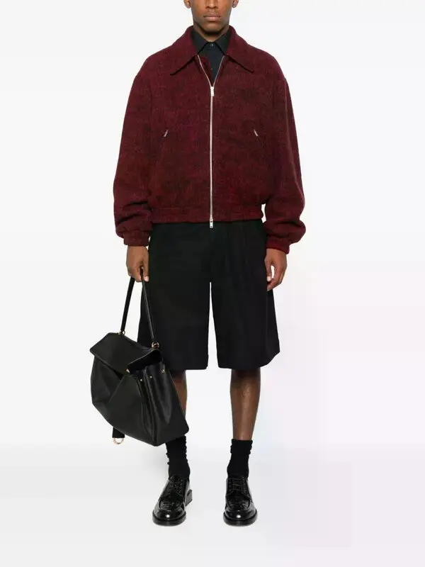JIL SANDER Knitted Bomber Jacket
