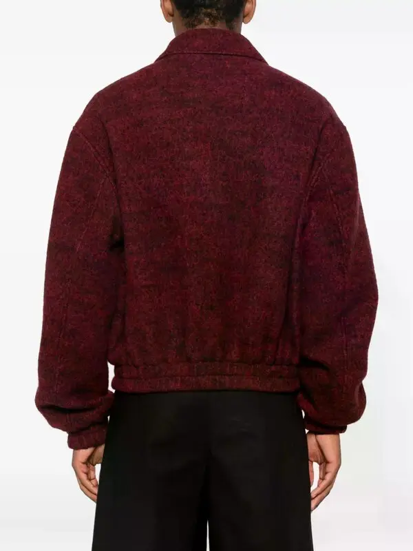 JIL SANDER Knitted Bomber Jacket