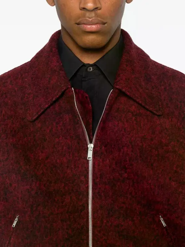 JIL SANDER Knitted Bomber Jacket